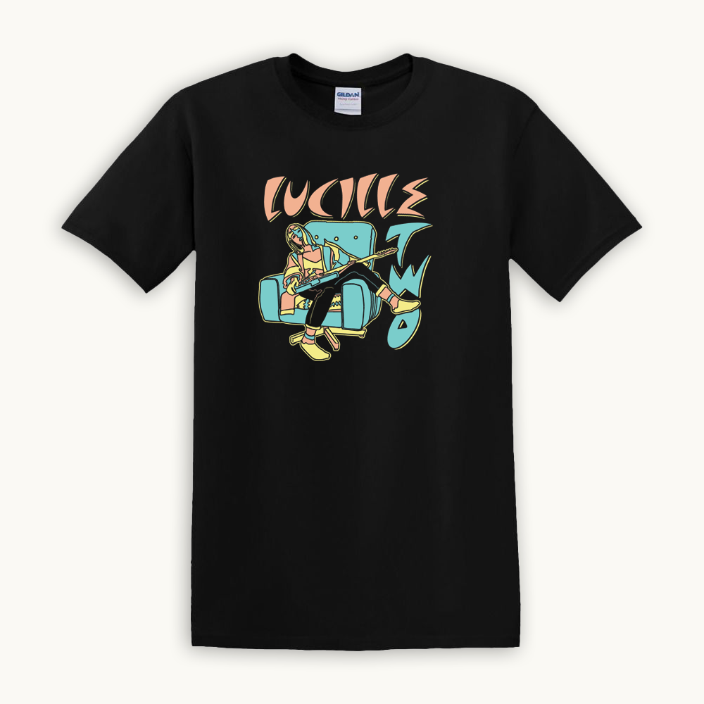 Lucille Two Black T-Shirt Noir – Return To Analog Records